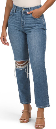 The High Rise Stove Pipe Jeans for Women - ShopStyle