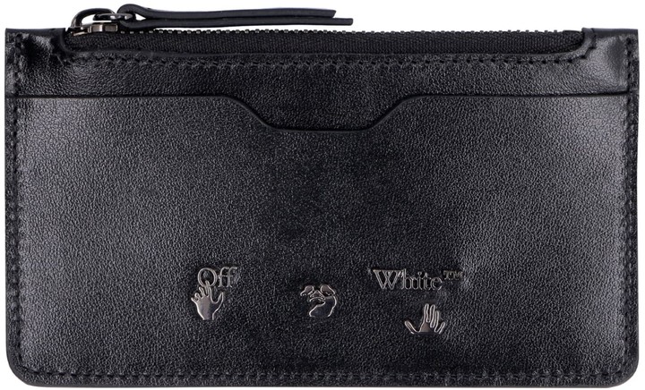 Off-White Leather Card Holder - ShopStyle