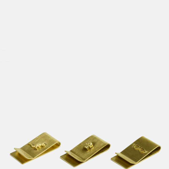Curated Basics T-Rex Brass Money Clip - ShopStyle Wallets
