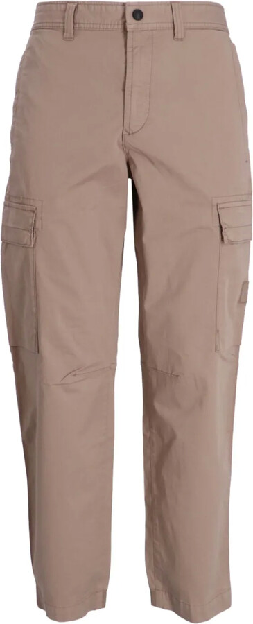 HUGO BOSS Logo-Tag Cargo Trousers - ShopStyle Casual Pants