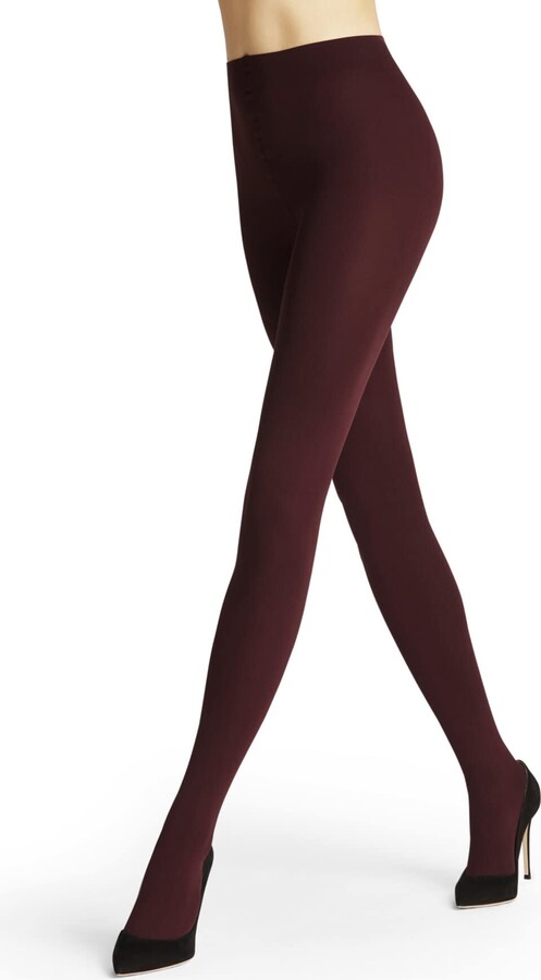 Falke Womens Tights Pure Matte Pantyhose 100 Denier Completely Opaque Stockings for Women ...