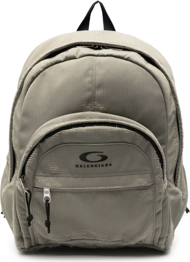Balenciaga Distressed-Effect Backpack - ShopStyle