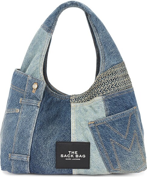 Marc Jacobs The Deconstructed Denim Sack Bag - ShopStyle