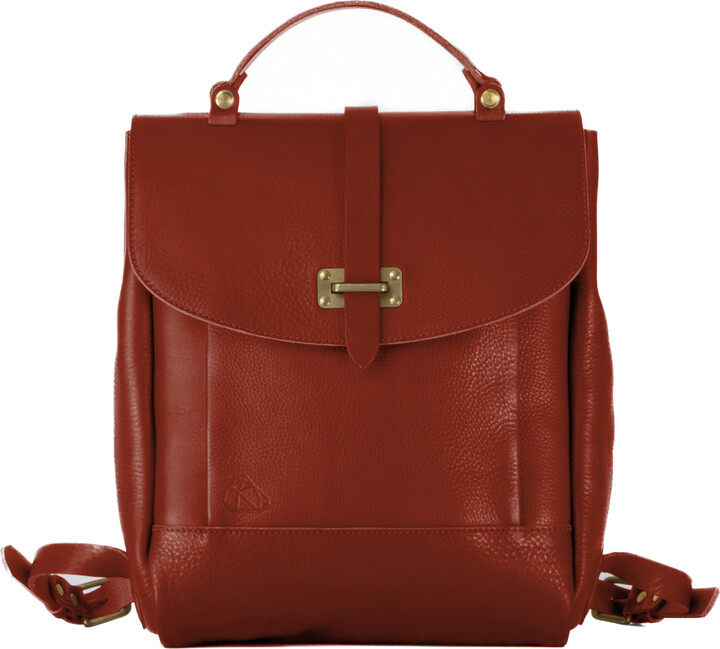 Navvy Brown Culloden - Russet Tan Leather Backpack - ShopStyle