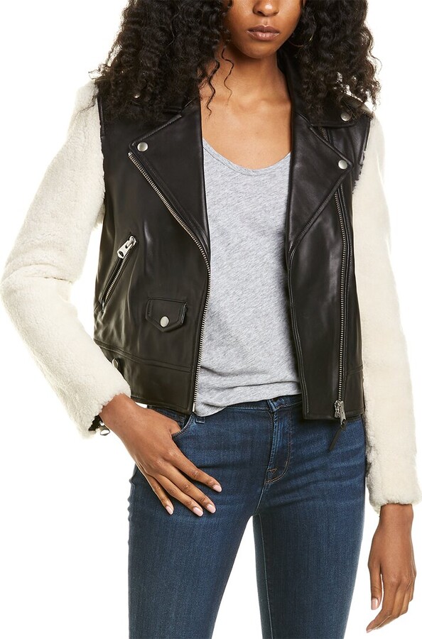 Mackage Baya Leather Moto Jacket - ShopStyle