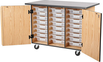 National Public Seating Mobile Science Cart with Tote Trays - ShopStyle ...