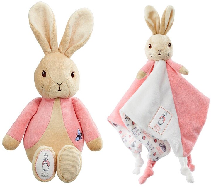 Peter Rabbit My First Flopsy & Comforter - ShopStyle Soft & Plush Toys