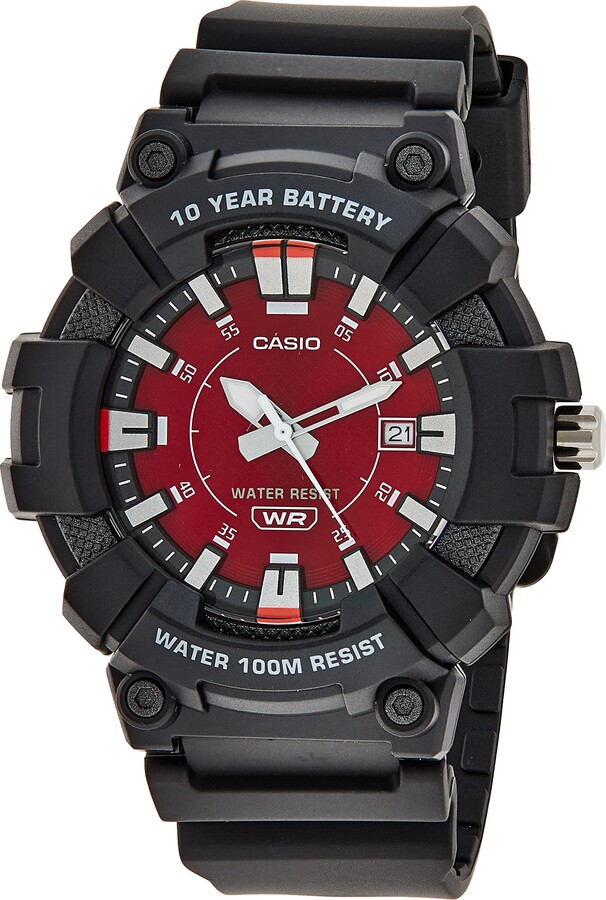 Casio Men's Heavy Duty 10-Year Battery Date Indicator Watch (Model ...