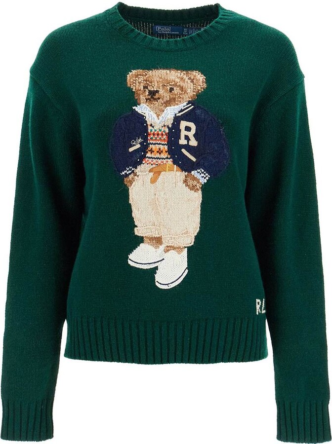 Polo Ralph Lauren Polo Bear Crewneck Pul - ShopStyle Sweaters