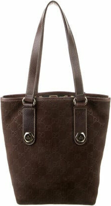 Gucci GG Suede Charmy Tote - ShopStyle Shoulder Bags