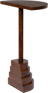 Dutchbone Solid Wood Pedestal End Table - ShopStyle