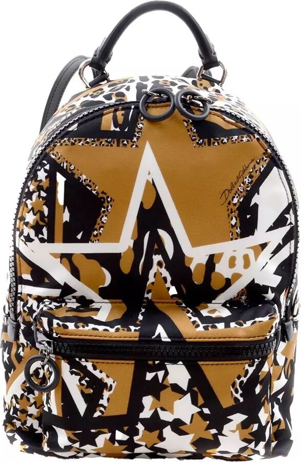 Dolce & Gabbana Elegant Star-Patterned Black Nylon Men's Backpack ...