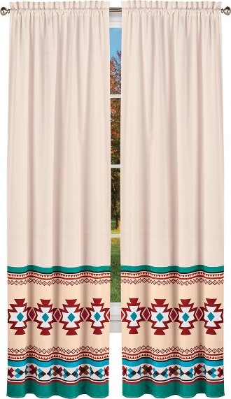 Collections Etc. Collections Etc Southwest Style Aztec Pattern Window ...