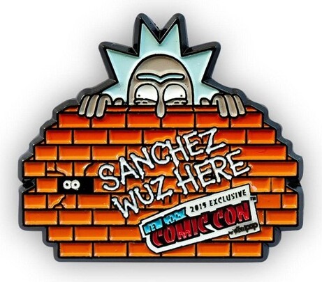 Rick and Morty Graffiti Rick Pin | Official Rick & Morty Exclusive ...