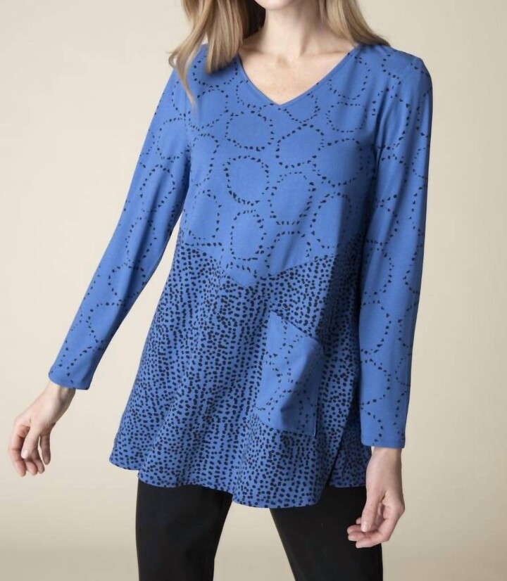 Habitat Core Travel Mid-Town Seamed Tunic In Cobalt - ShopStyle Tops