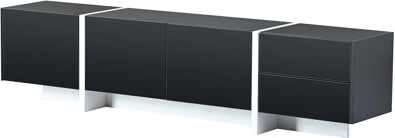 Latitude Run Chayne TV Console Table For Tvs Up To 80, Modern TV ...