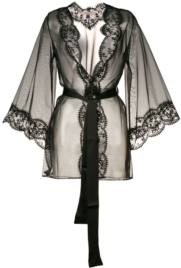 Gilda & Pearl Deshabille sheer robe - ShopStyle