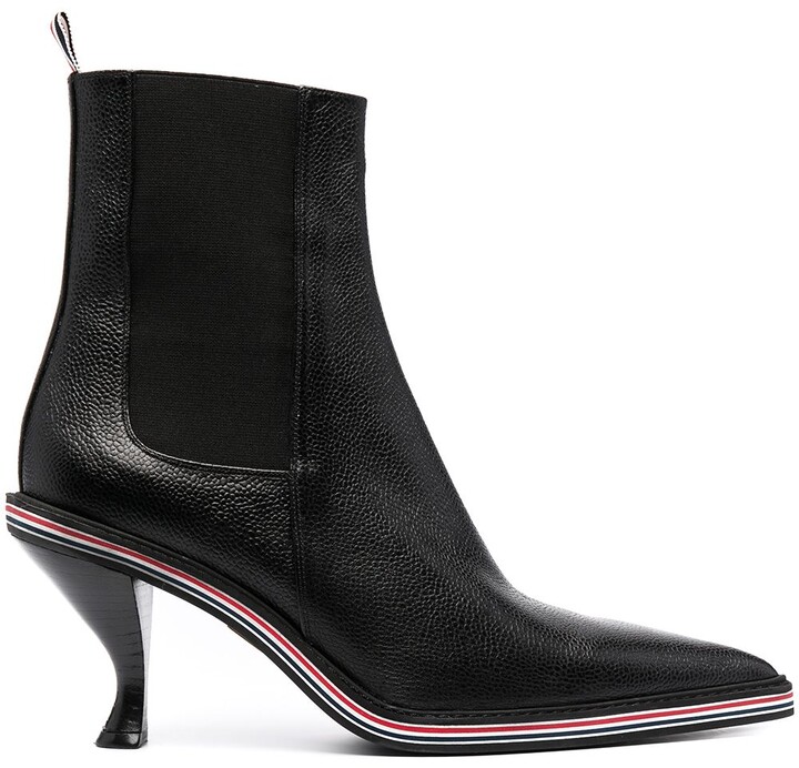 Thom Browne Wing-Tip Chelsea Boot With Sculpted Heel - ShopStyle