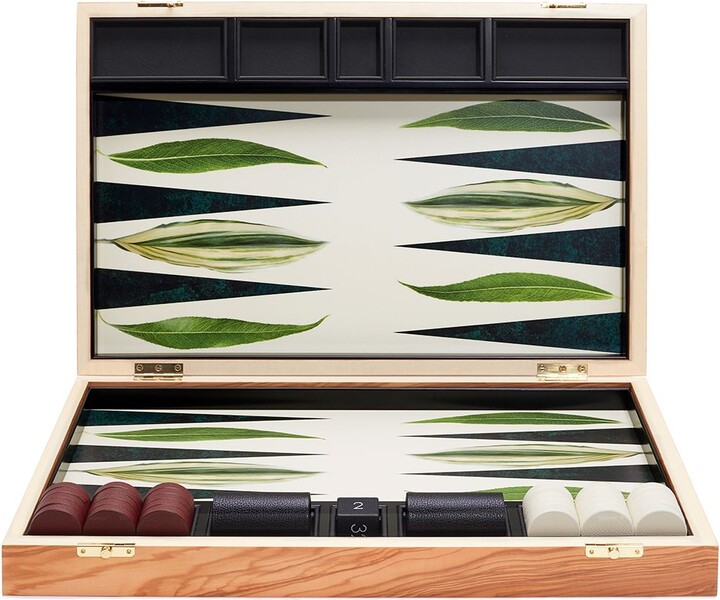 Alexandra Llewellyn Tournament Size Leaf backgammon set - ShopStyle Board Games