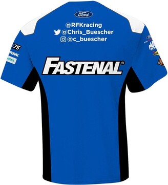 Men's RFK Racing Blue Chris Buescher Fastenal Sublimated Uniform T ...