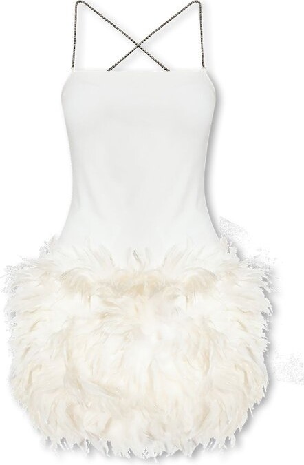 ATTICO Cross Chain Strap Mini Dress - ShopStyle