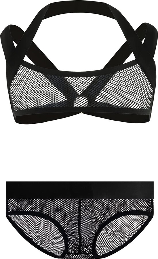 Moorun Men'S Sexy G-Strings Body Bondage Harness Set Mesh Underwear ...