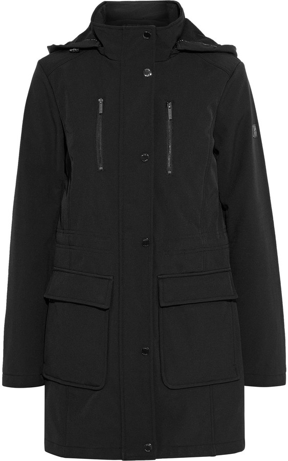DKNY Shell Hooded Coat - ShopStyle