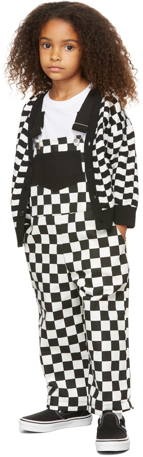 Meme SSENSE Exclusive Kids Black & White Checkers Riley Overalls ...
