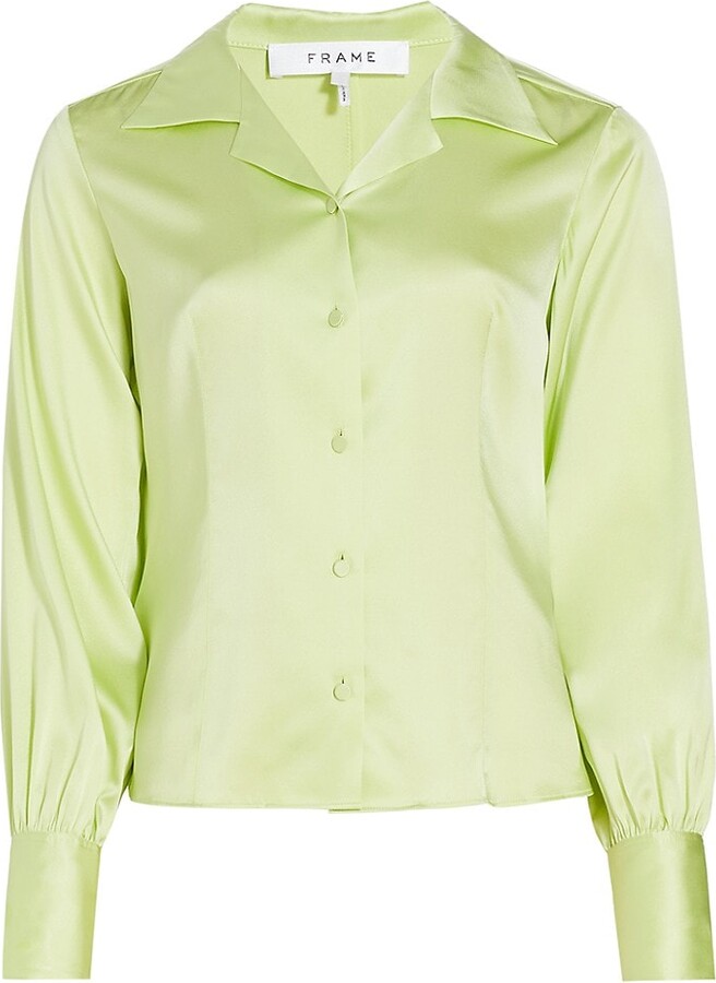 Frame The Femme Silk Blouse - ShopStyle