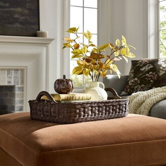 Threshold designed w/Studio McGee Potted Fall Leaf Arrangement in Vase ...