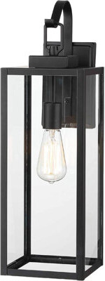 17 Stories Extra Large Size Outdoor Wall Lights, 22.5 Inch Matte Black ...