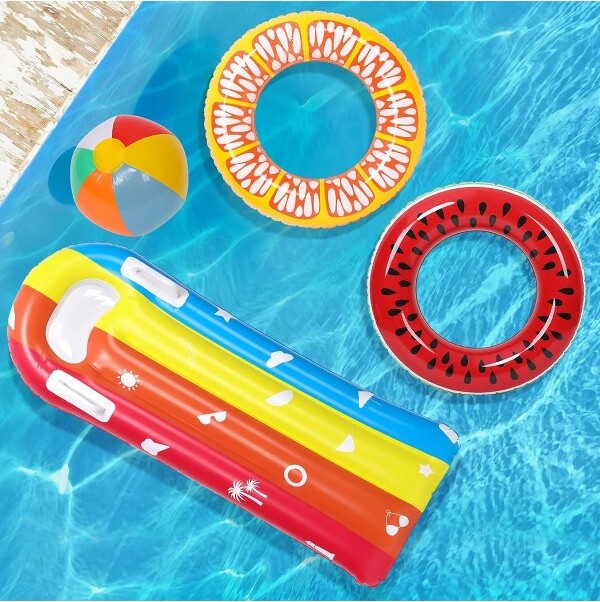 WhizMax Kids Swimming Ring Swimming Ring Float Set 4 Water Parties ...