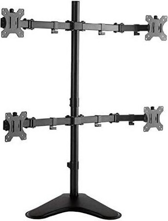 Stand Steady Quadruple Monitor Mount – Freestanding Monitor Arm with 4 ...