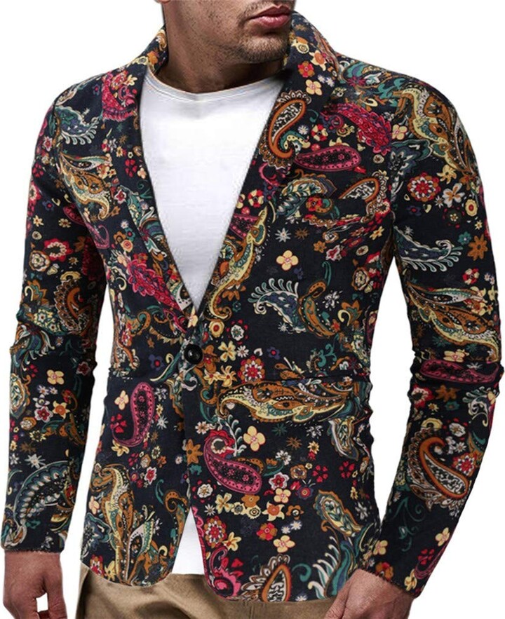 DressLksnf Men Tuxedo Suits Slim Fit Formal Magic Show Costume Tailcoat ...