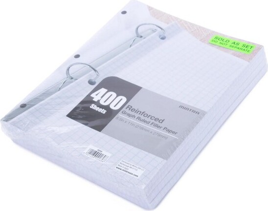 Mintra Filler Paper (4-6pks of 100) - College Ruled (8.5n x 11in) - 3 ...