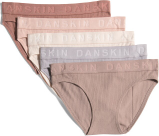 TJMAXX 5Pk Ribbed Bikini Bottoms For Women - ShopStyle Panties