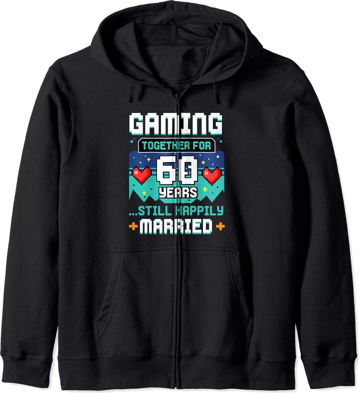 Video Gamer Couples Wedding Anniversary 60th Wedding Anniversary Gaming ...