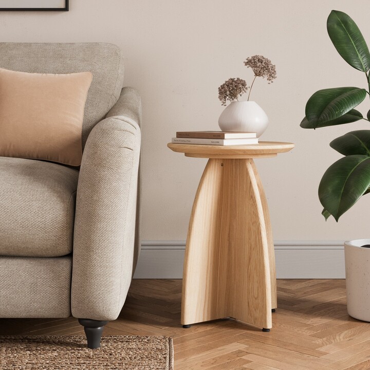 Dunelm Effy Side Table, Natural Wood Effect Natural - ShopStyle