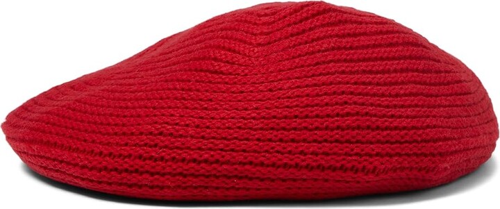 Lauren Ralph Lauren Recycled Blend Knit Beret (Martin Red) Berets ...