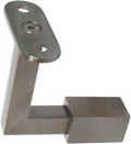 IAM Design Square Profile Stationary Post Side Mount Stainless Steel ...