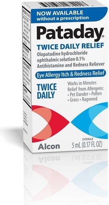 Pataday Twice Daily Eye Allergy Itch and Redness Relief Drops - 0.17 fl ...