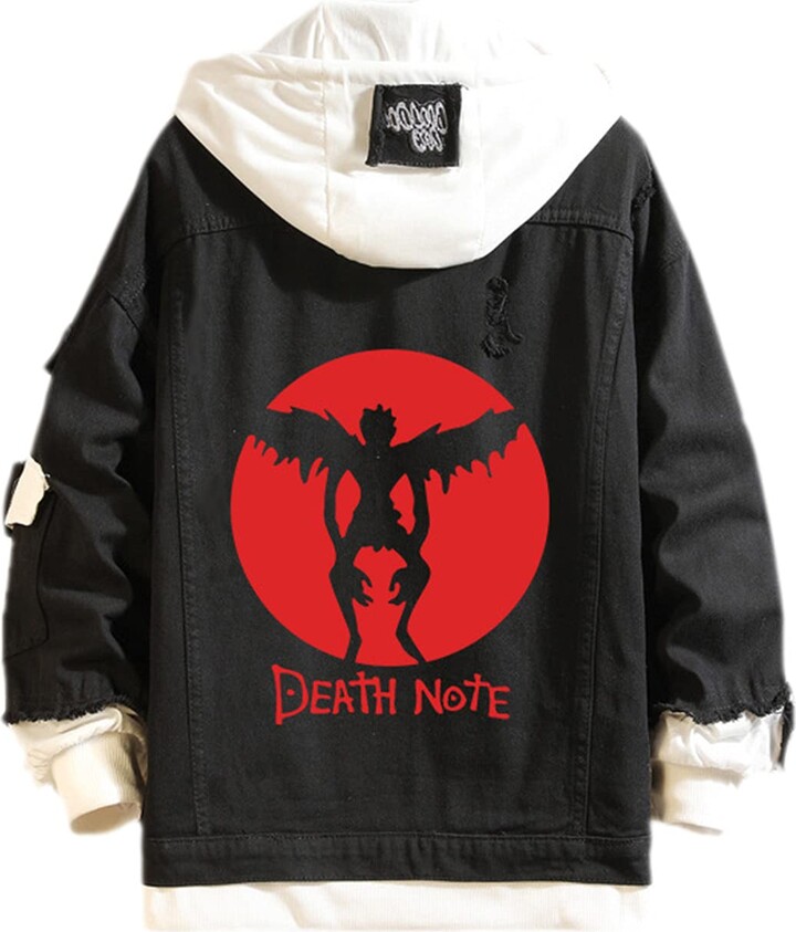 Famesale Unisex Death Note Hoodie Jacket Cosplay L·Lawliet Yagami Light ...