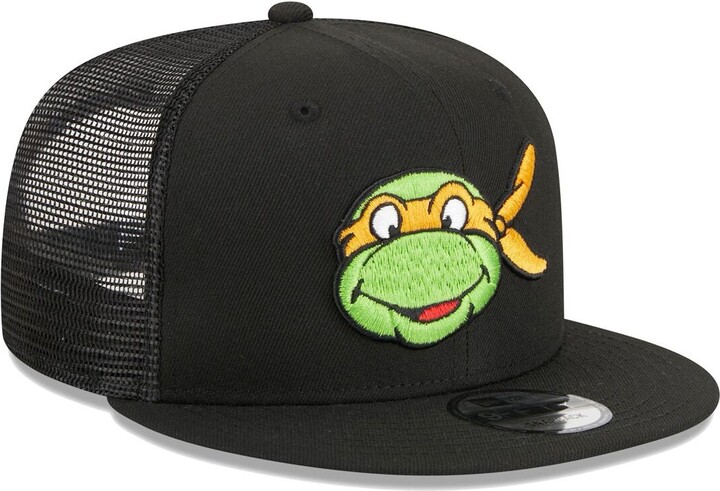 New Era Men's Black Teenage Mutant Ninja Turtles Happy Michelangelo ...