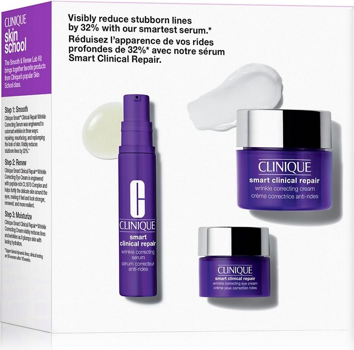 Clinique Skin School Supplies: Smooth + Renew Lab Gift Set - ShopStyle