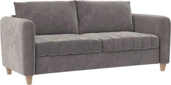 CosmoLiving by Cosmopolitan Coco Channel Tufted Sofa Upholstered, Wood ...