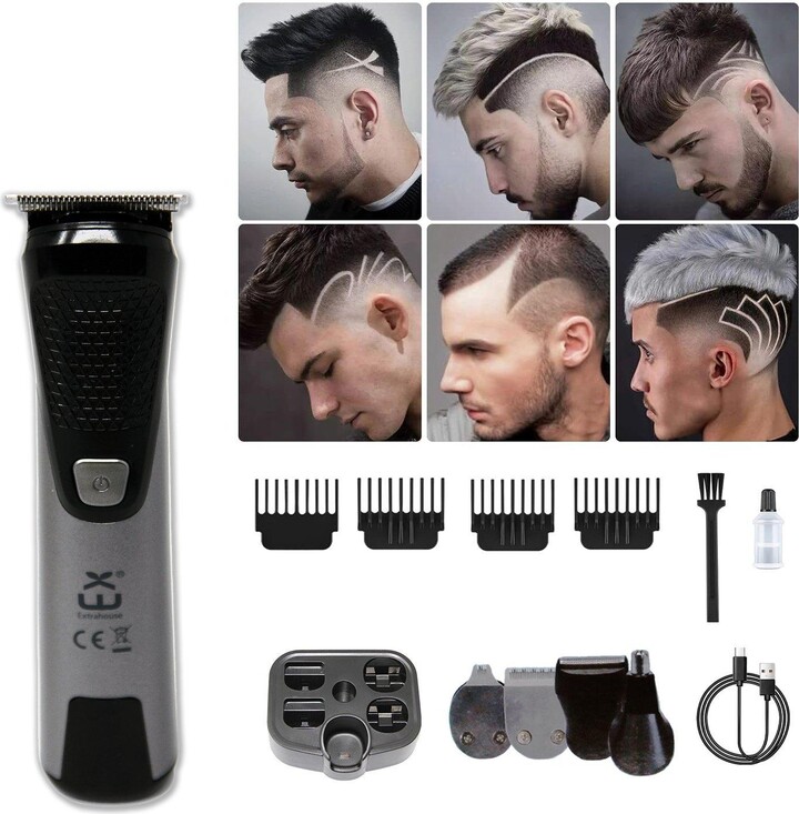 ExtraStar Professional Clipper 12 in 1, USB Type-C Rechargeable ...