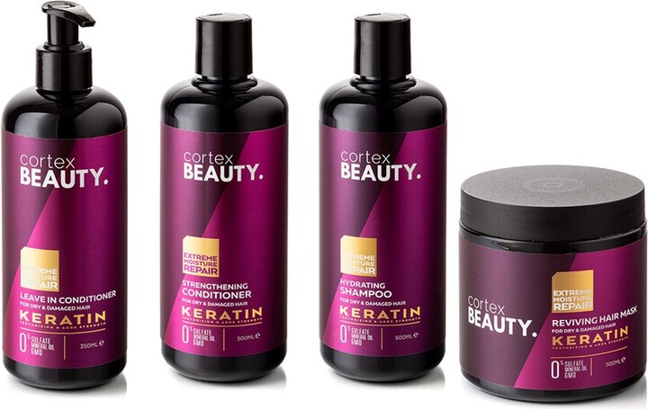 Cortex Beauty Cortex Unisex Keratin Hydrating Shampoo, Strengthening ...