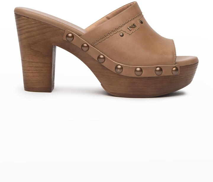 Nero Giardini Studded Clog Slides - ShopStyle