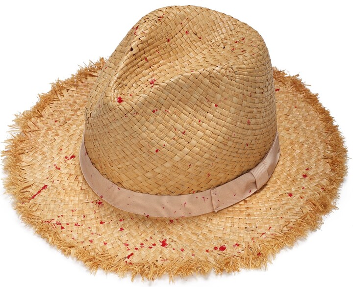 Justine Hats - Hand-Texture Fedora Hat - ShopStyle