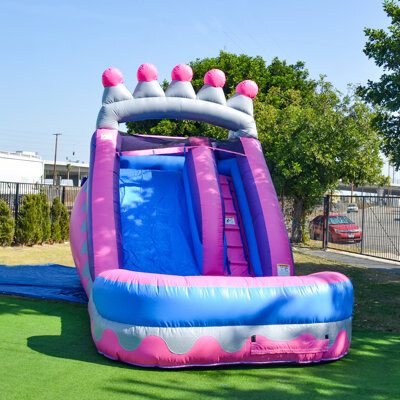 JumpOrange 14 FT Princess Tiara Commercial Grade Water Slide with Pool ...